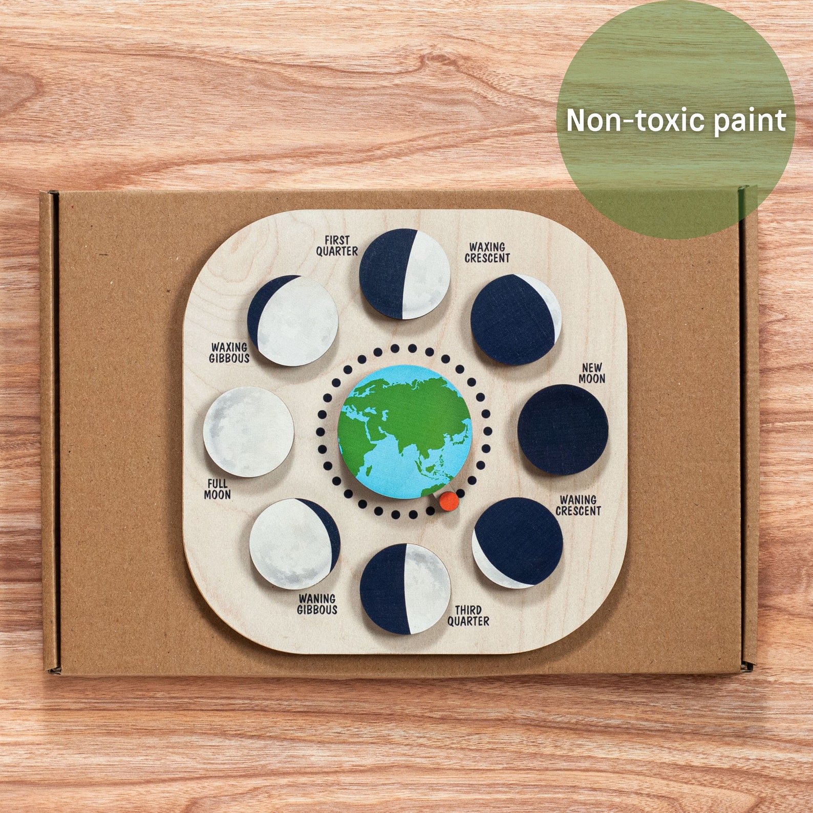 Montessori Calendar Sensory Toys Magnet Moon Calendar Montessori ...