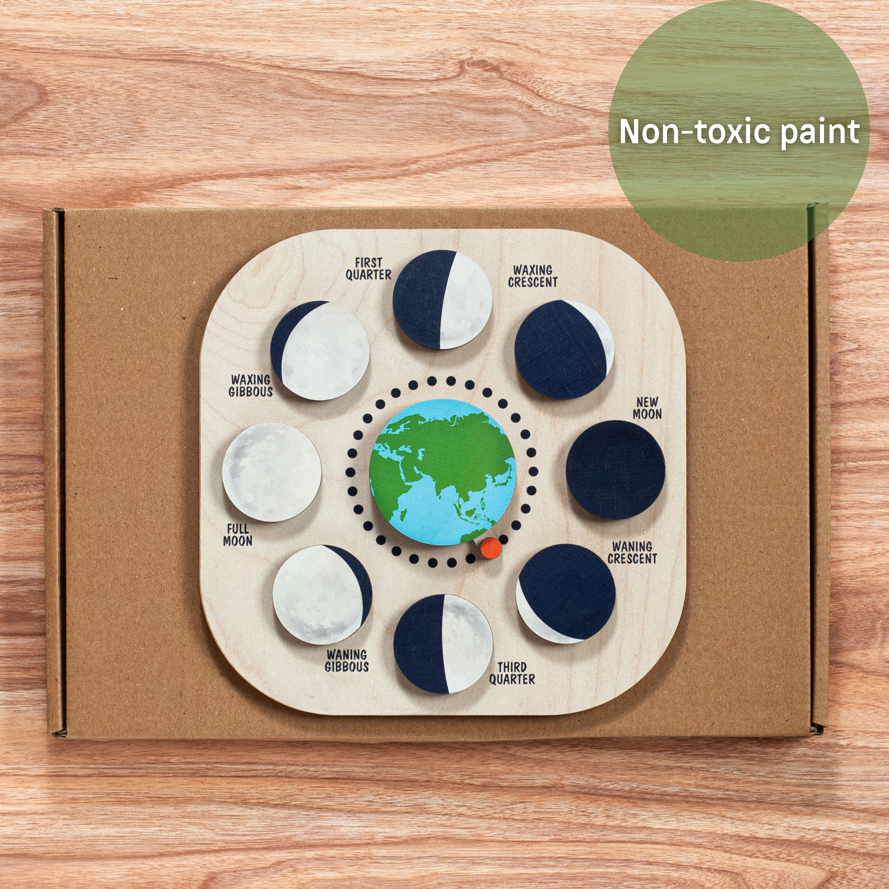 Montessori Calendar Sensory Toys Magnet Moon Calendar Montessori ...