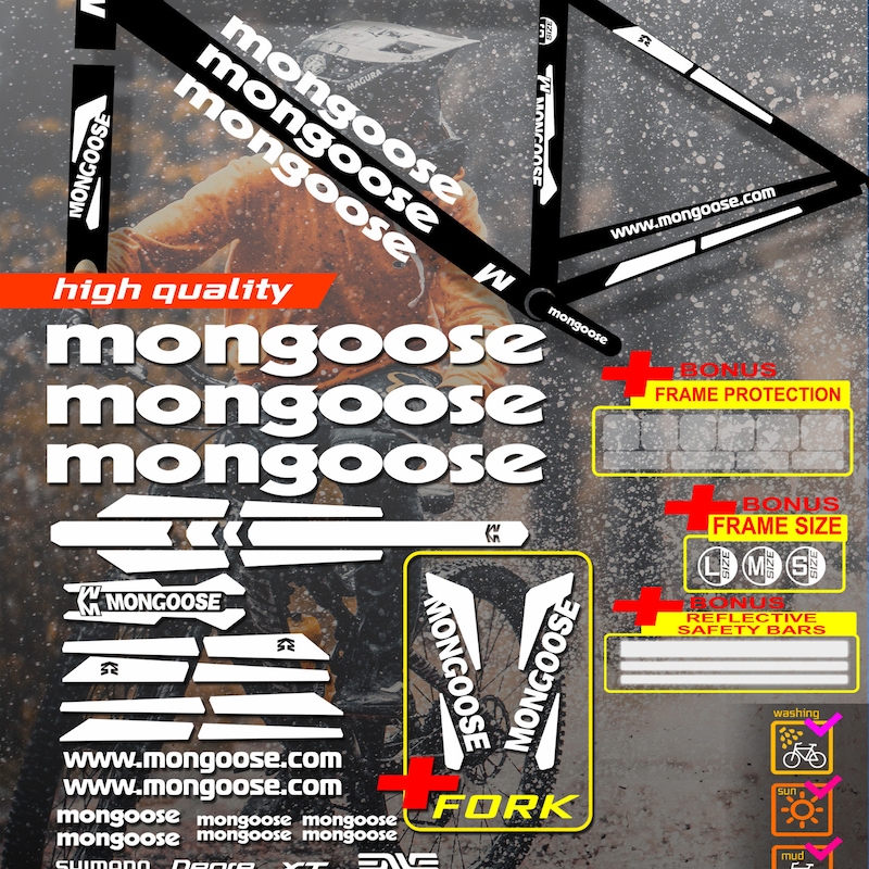 Mongoose Decal - Etsy