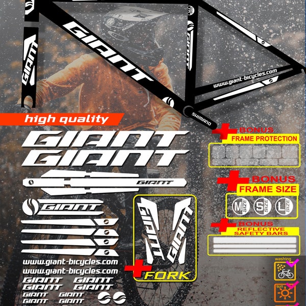 Giant Bicycle Decals - Etsy