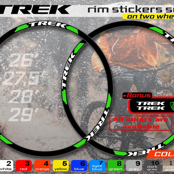 Bicycle Wheel Rim Stickers - Etsy