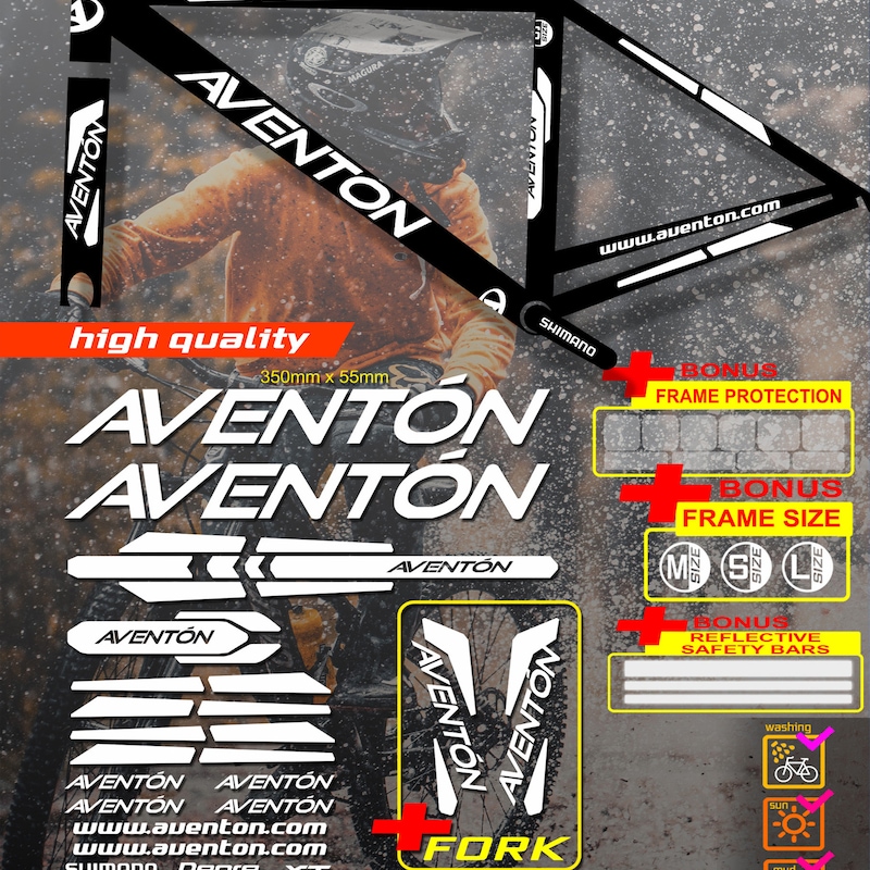 Bike Frame Sticker - Etsy