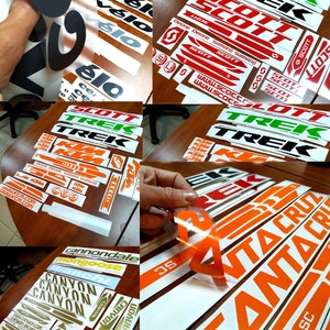 Custom Made HAIBIKE Bicycle Stickers, Stickers on the Frame +fork - Etsy