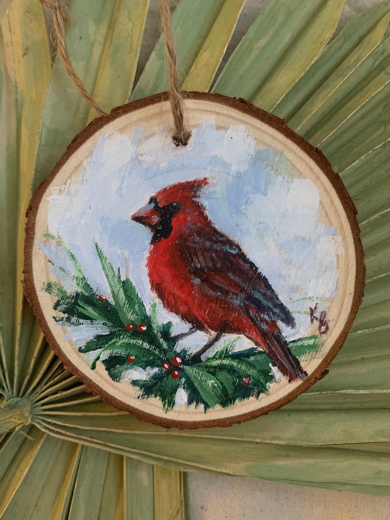 Red Cardinal Ornament - Etsy