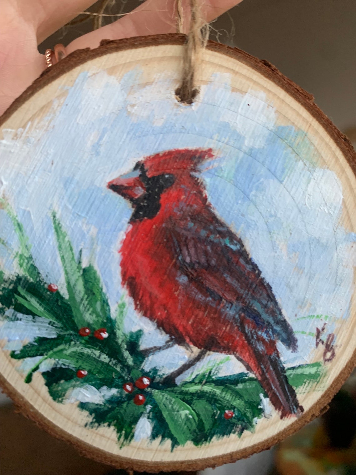 Red Cardinal Ornament - Etsy