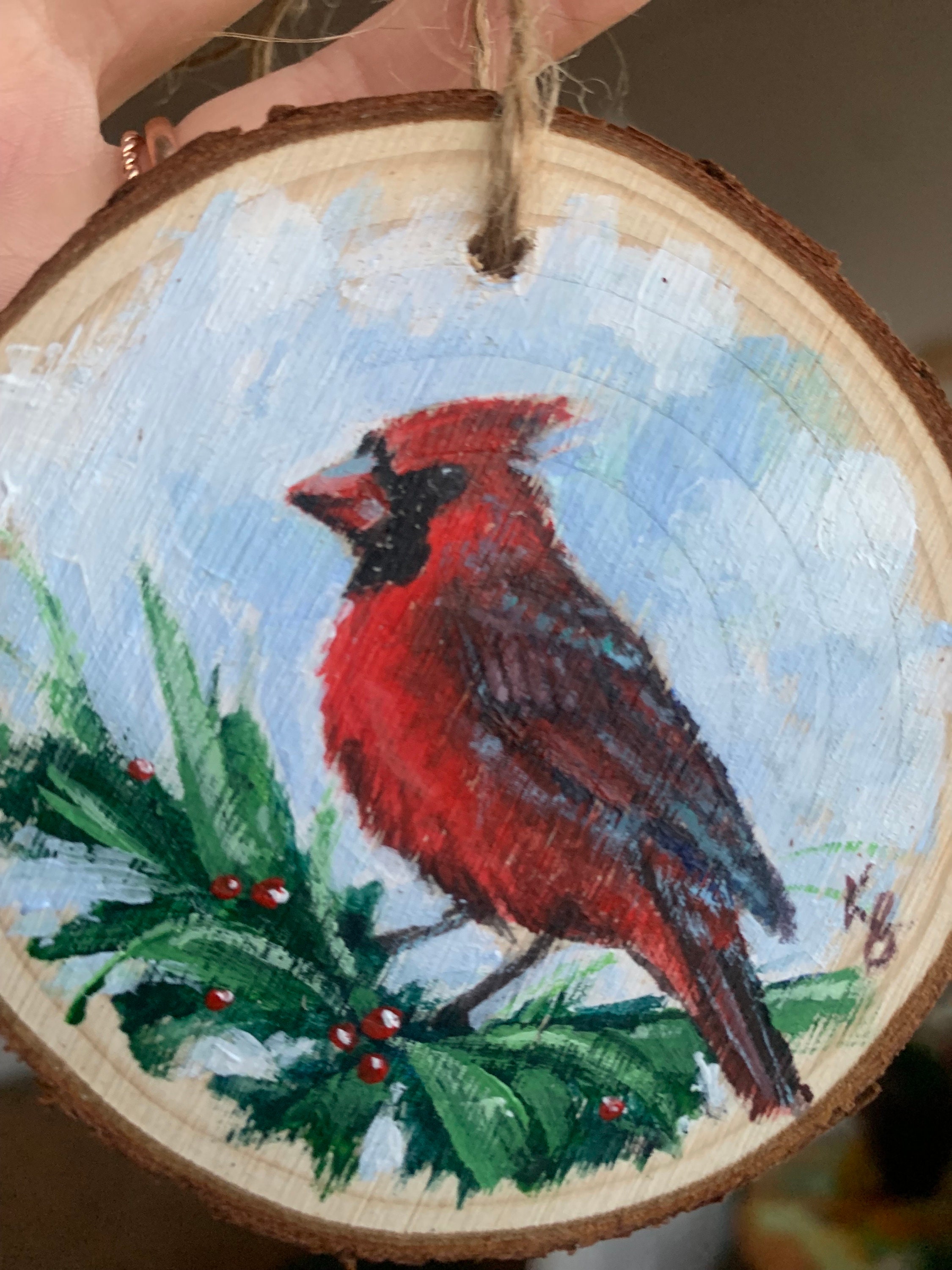 Red Cardinal Ornament - Etsy