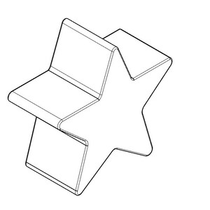 Star 3D Print File in STL Format - Etsy