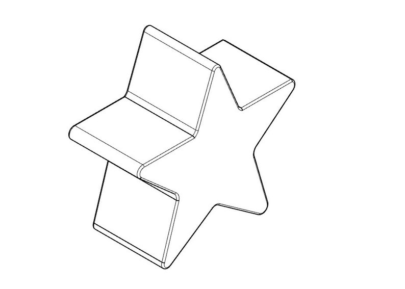 Star 3D Print File in STL Format - Etsy