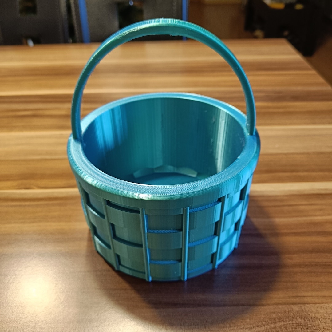 Easter Basket 3D Printing File in STL Format - Etsy