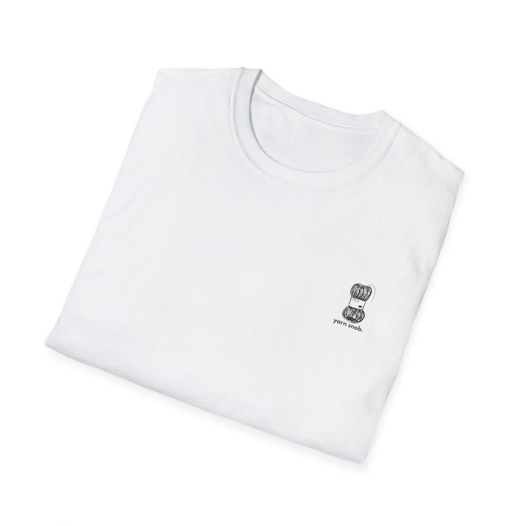 YARN SNOB Crochet Graphic Tee, Organic Minimalist Graphic Tee, Ideal ...