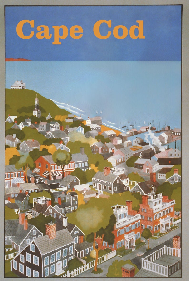 Cape Cod National Seashore by Vintage Banners Cape Cod Cecor ...