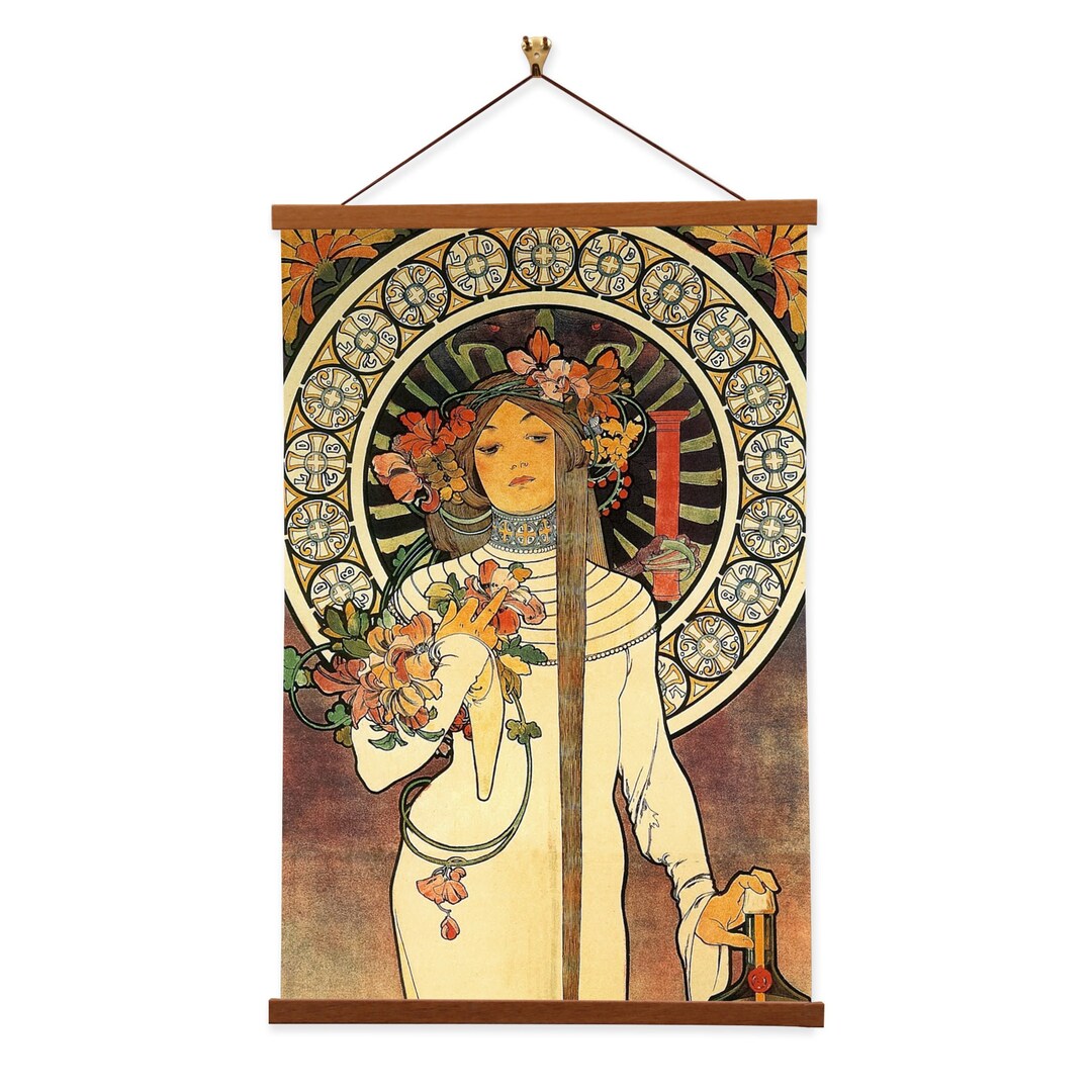 Trappistine by Alphonse Mucha - Vintage Canvas Print - Etsy