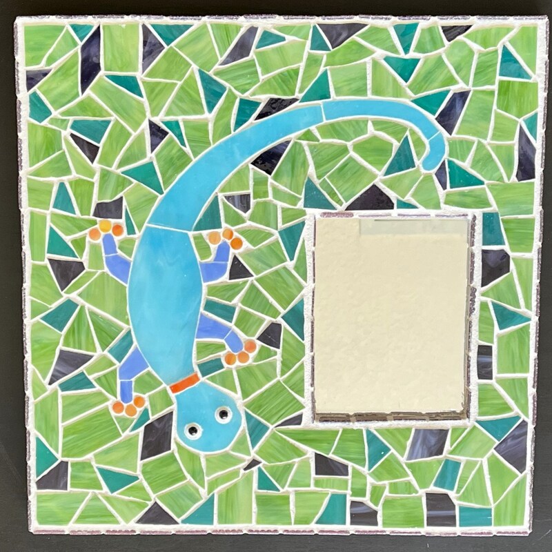 Mosaic Gecko - Etsy UK