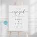 Engagement Party Welcome Sign, Editable Template (digital Download) - Etsy