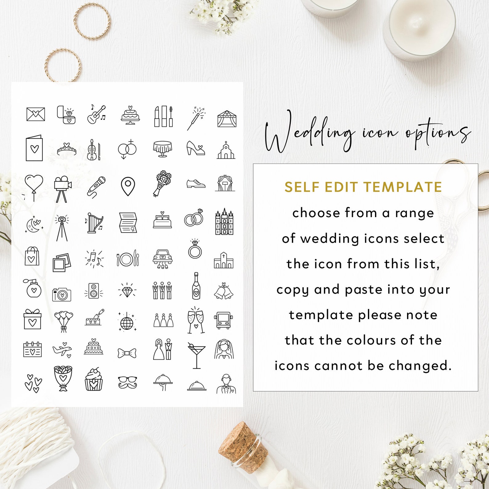 Editable Wedding Timeline Sign, Wedding Order of the Day Sign ...