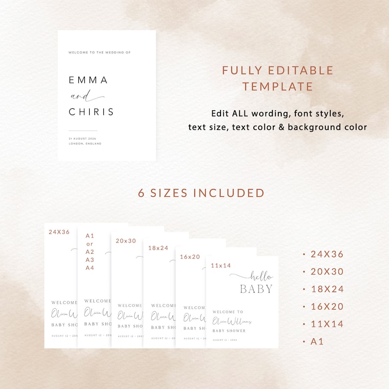 Welcome Photo Wedding Sign, Wedding Welcome Photo Sign, Welcome Wedding ...