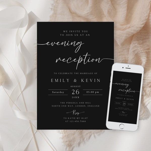 Evening Invite - Etsy UK