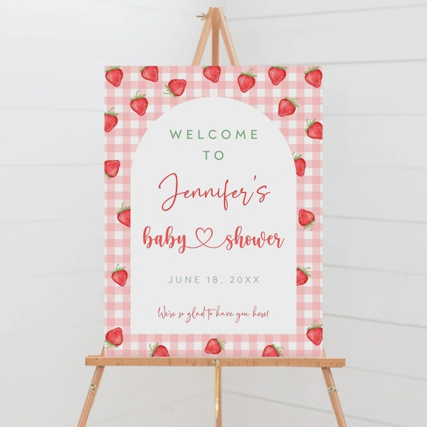 Strawberry Sign - Etsy