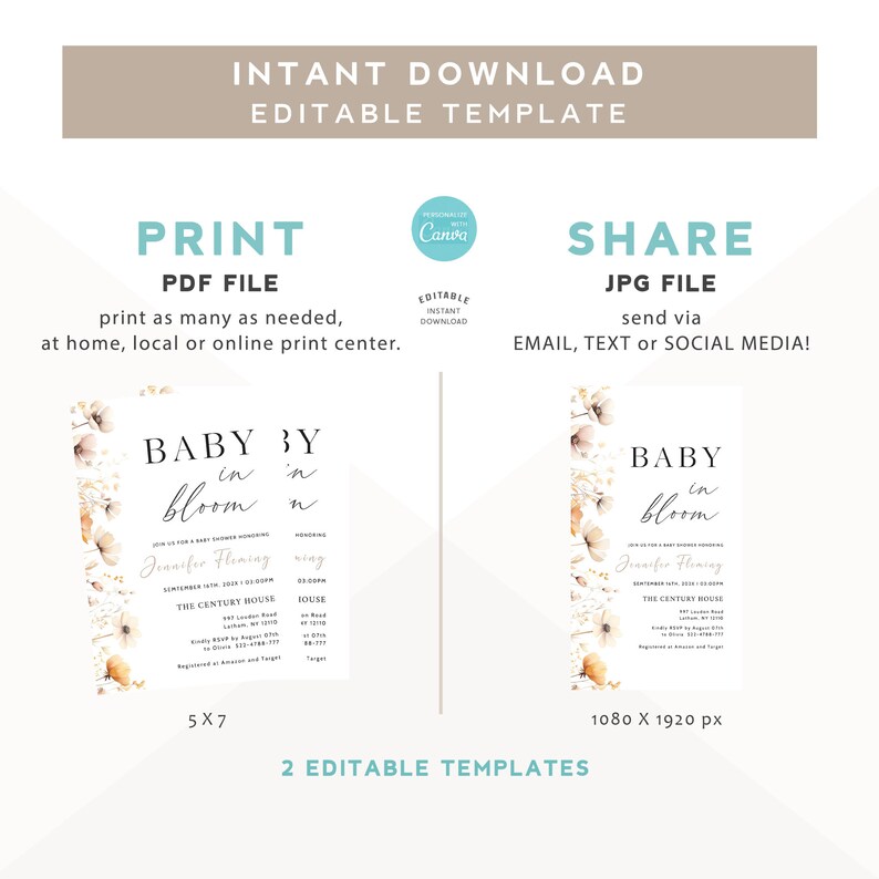 Boy Baby Shower Invitation, Baby Clothes Invite, A Sweet Baby Boy ...