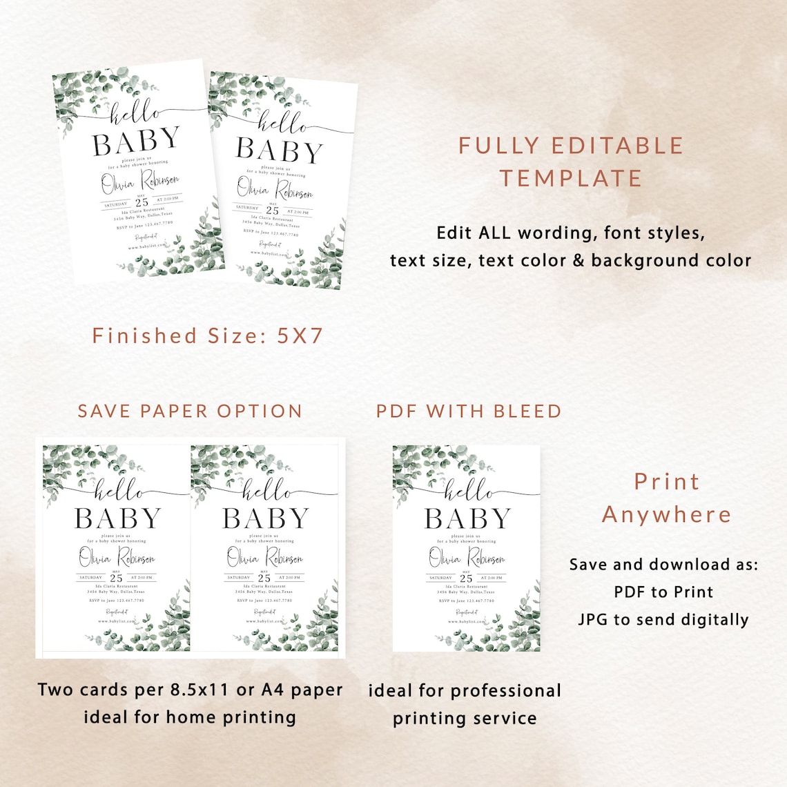 Gender Reveal Invitation, Gender Neutral Reveal Invite, He or She ...