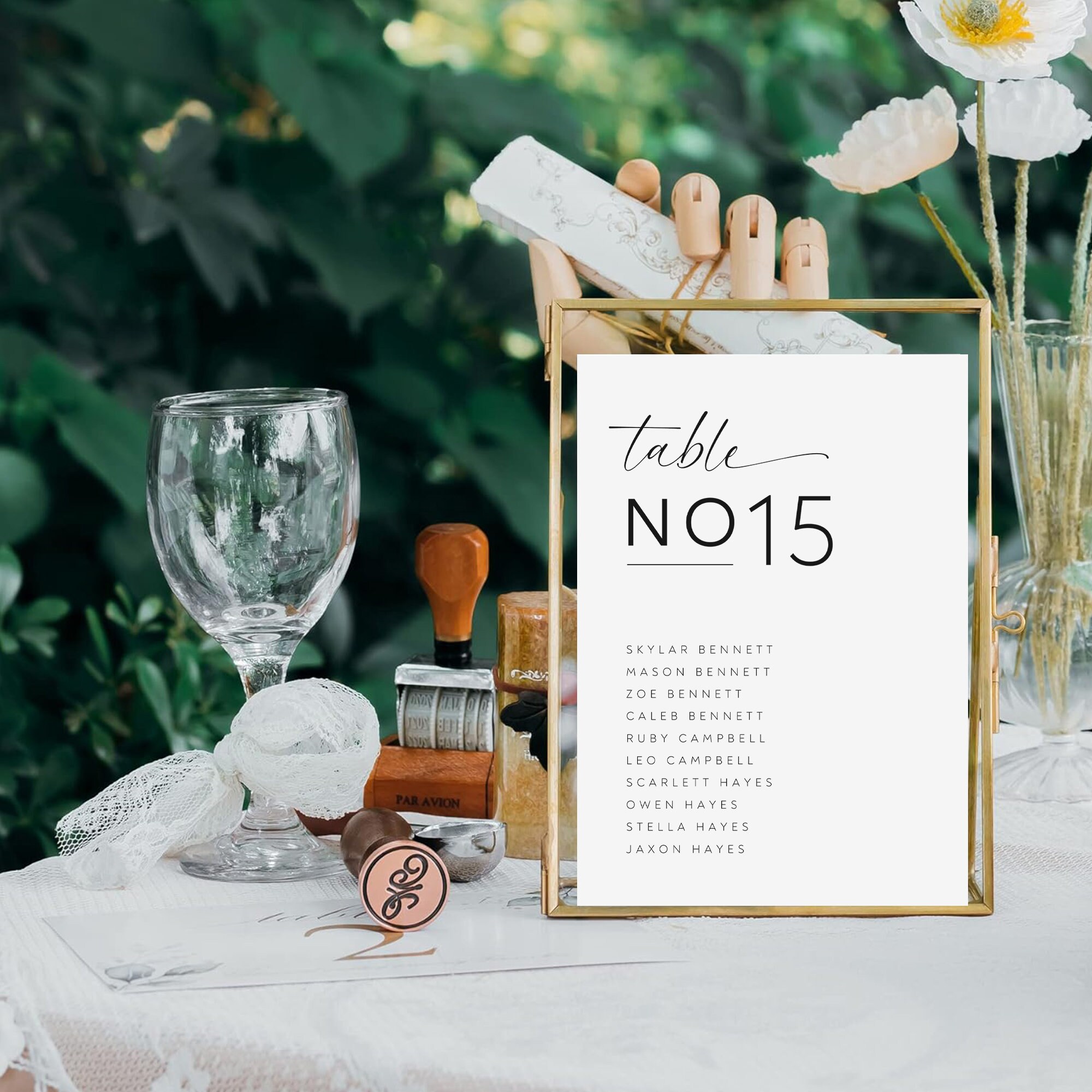 Modern Wedding Seating Card Template, Seating Plan, Editable Seating ...