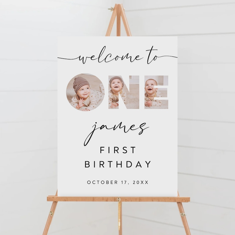 First Birthday Sign - Etsy UK