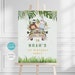 Safari Birthday Welcome Sign, Jungle Animals Poster (digital Download ...
