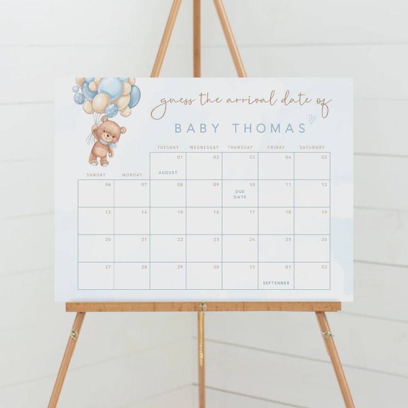 Bear Calendar - Etsy