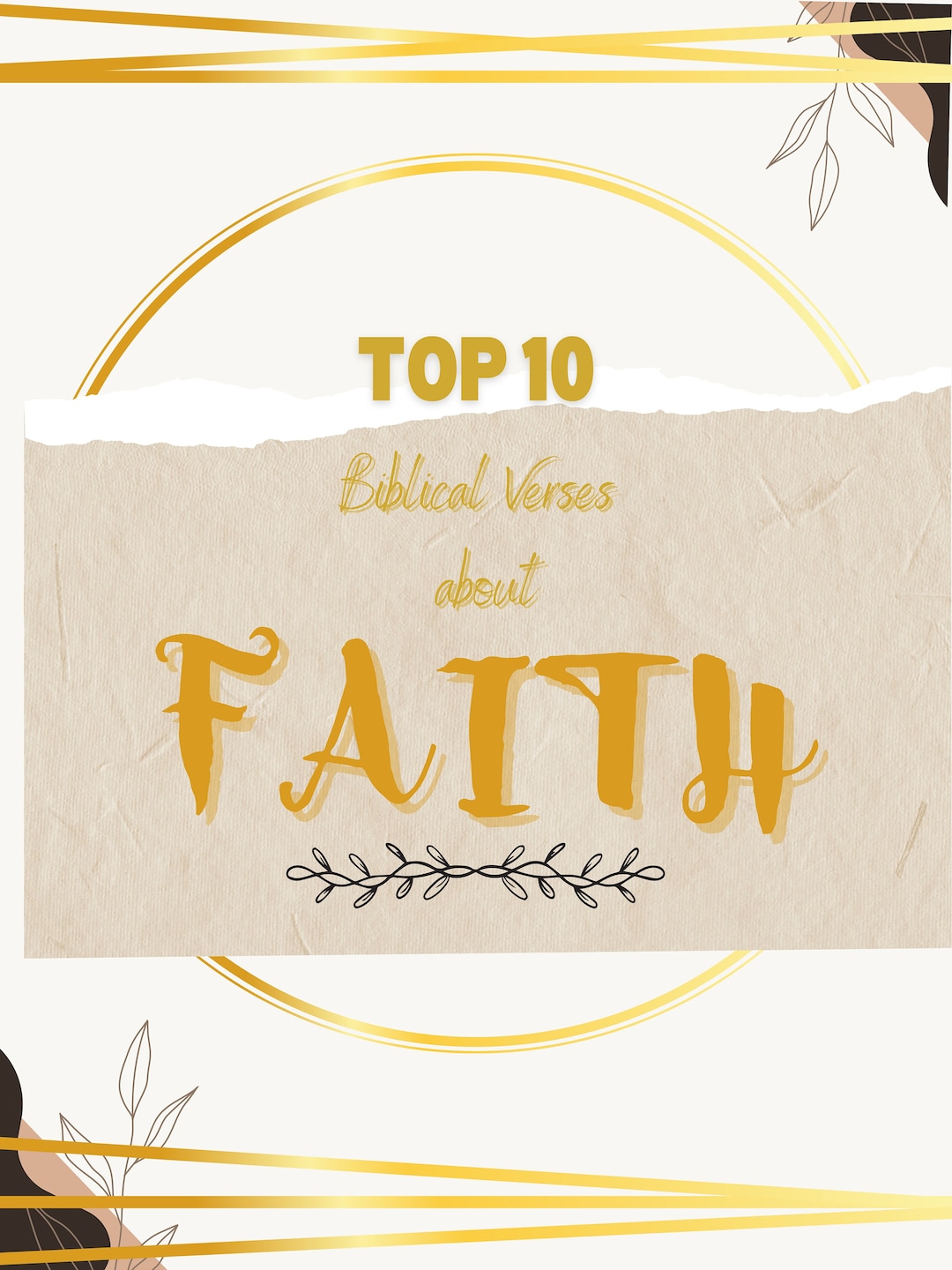 10 Bible Verses About Faith Christian Printable Posters Scripture Verse ...