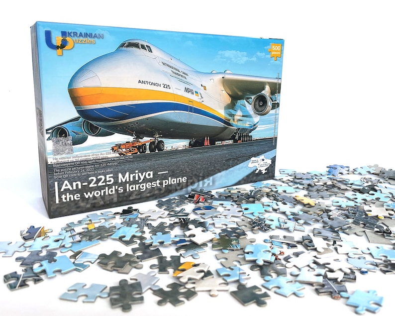 Jigsaw Puzzles «an-225 Mriya — the World's Largest Plane» 500 Pieces - Etsy