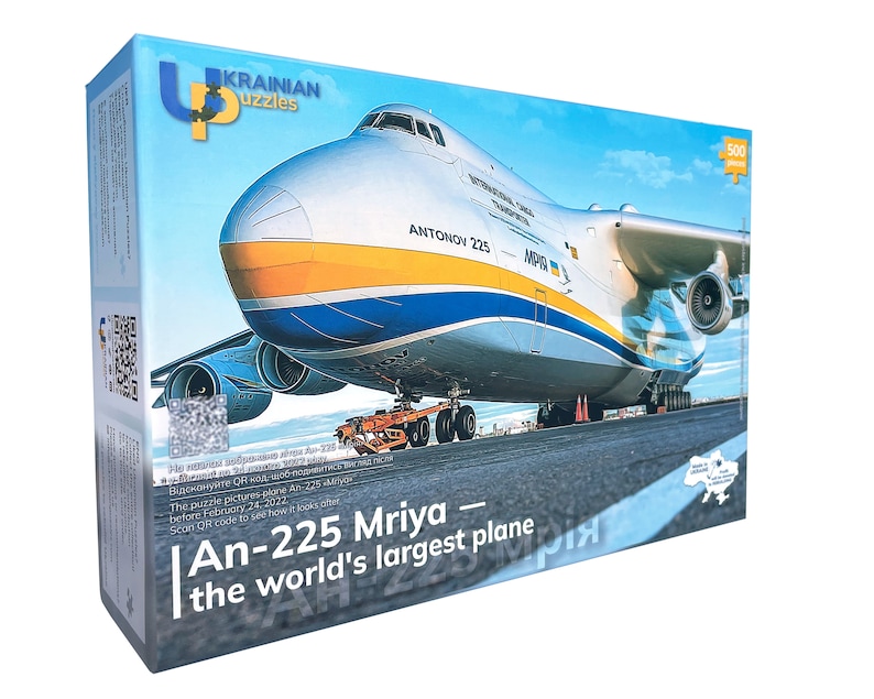 Jigsaw Puzzles «an-225 Mriya — the World's Largest Plane» 500 Pieces - Etsy