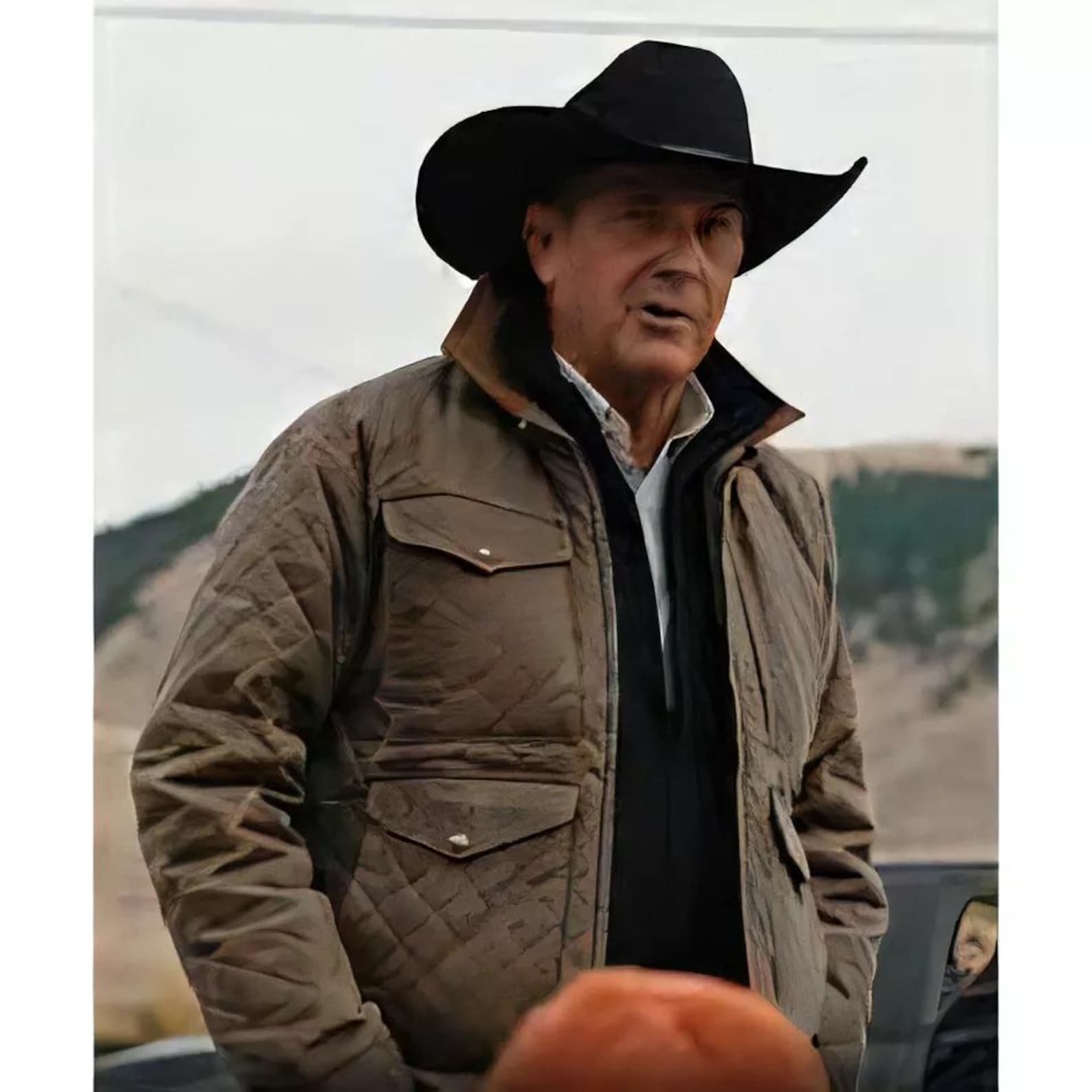 Classic Brown Quilted Cotton Ranch Jacket Inspired by Western Style - Etsy