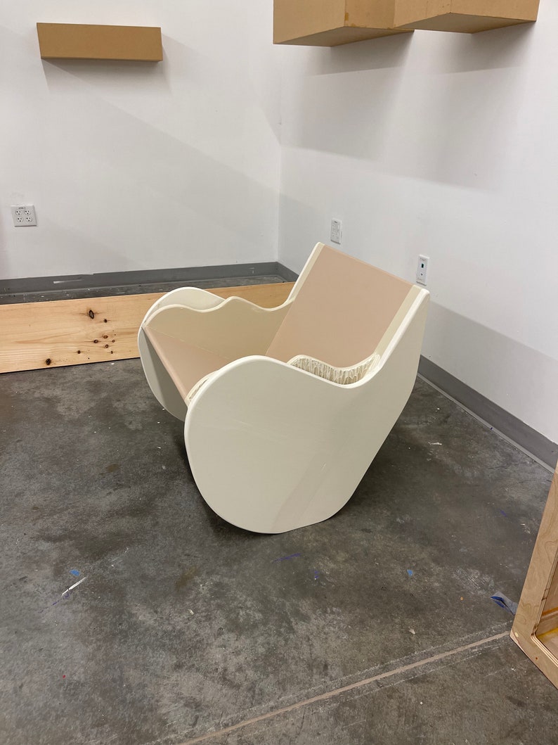 Handmade Wooden Corner Rocking-chair - Etsy