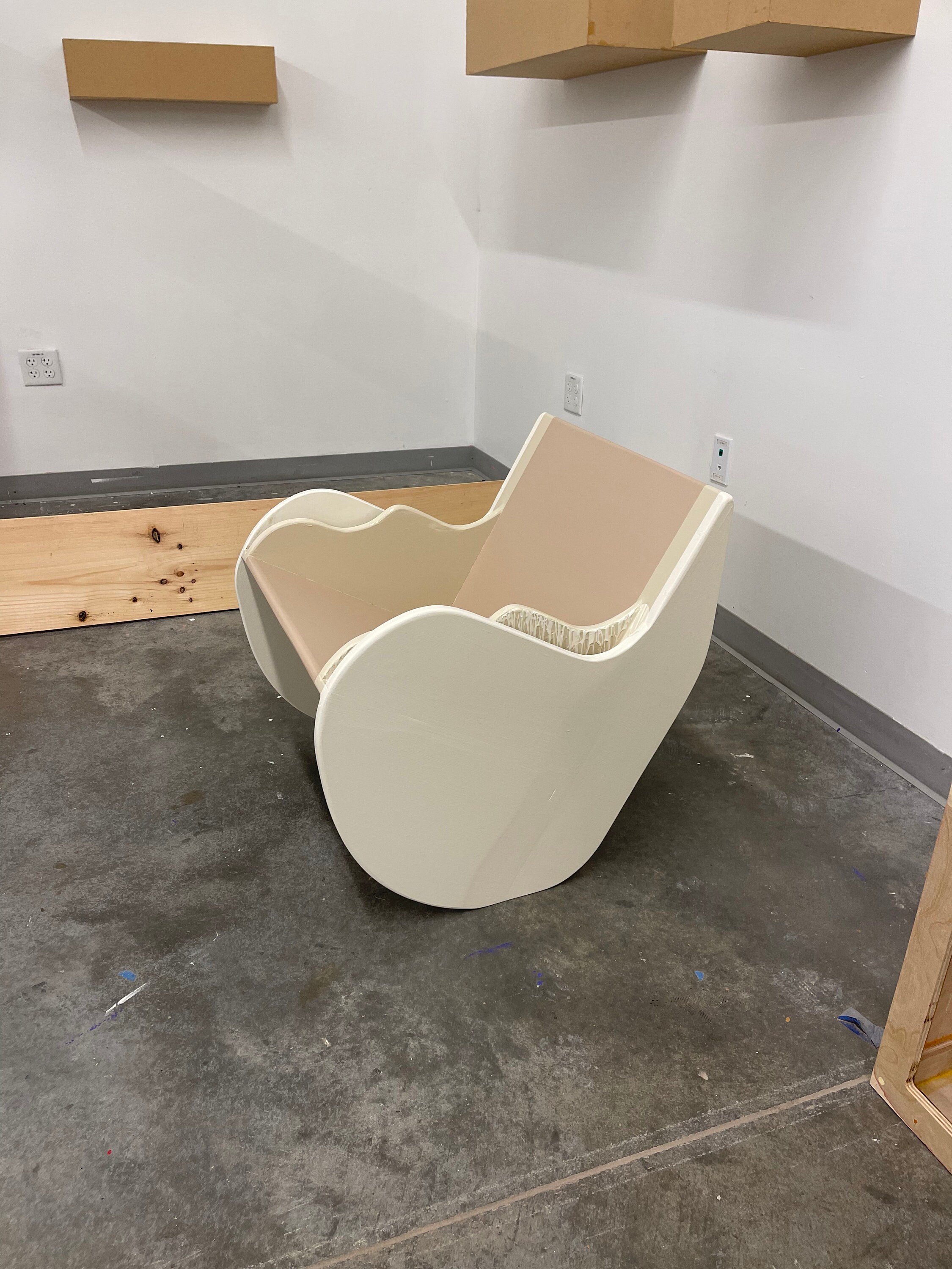 Handmade Wooden Corner Rocking-chair - Etsy