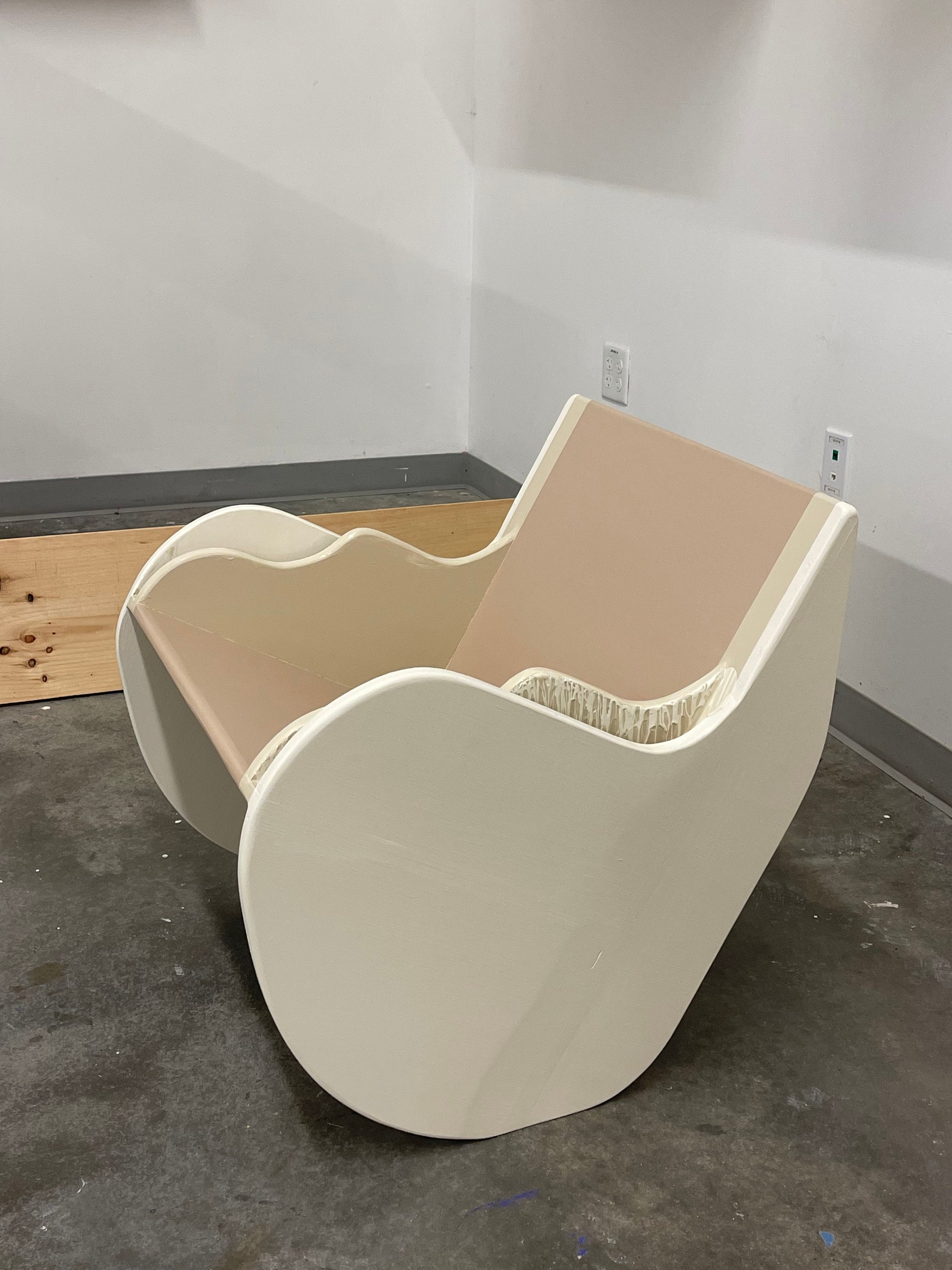 Handmade Wooden Corner Rocking-chair - Etsy