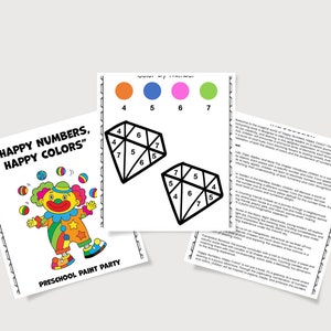Color by Number Worksheets, Kids Artwork, Toddler Printables, Kids ...