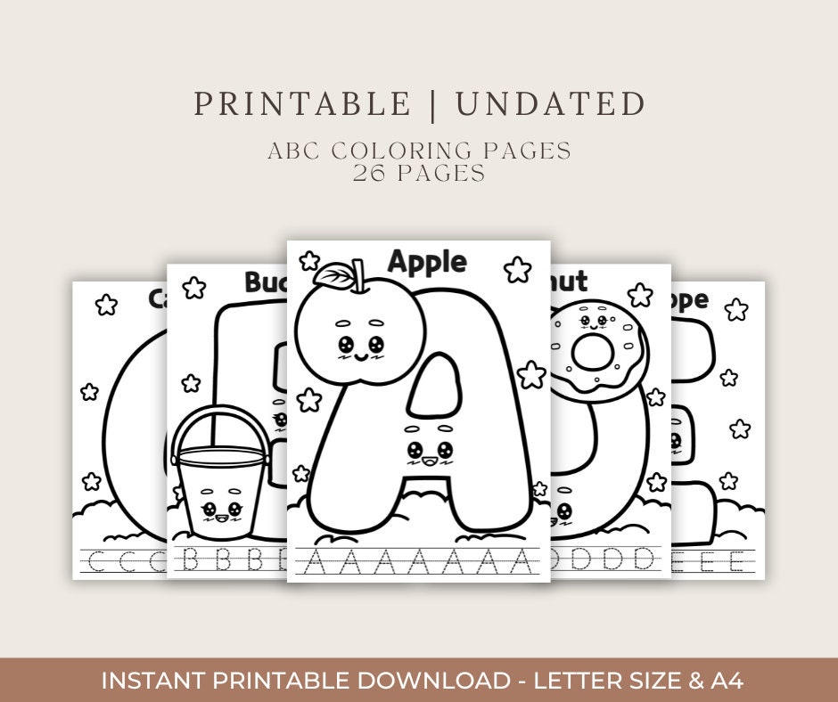ABC Coloring Pages, Kids Artwork, Preschool Printables, Kids Worksheets ...