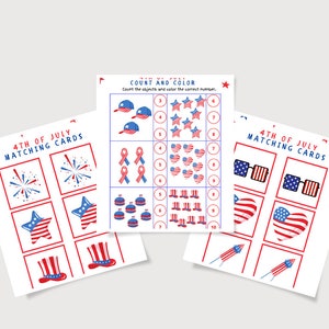 4th of July Worksheets, Independence Day Activities, Patriotic Kid's ...