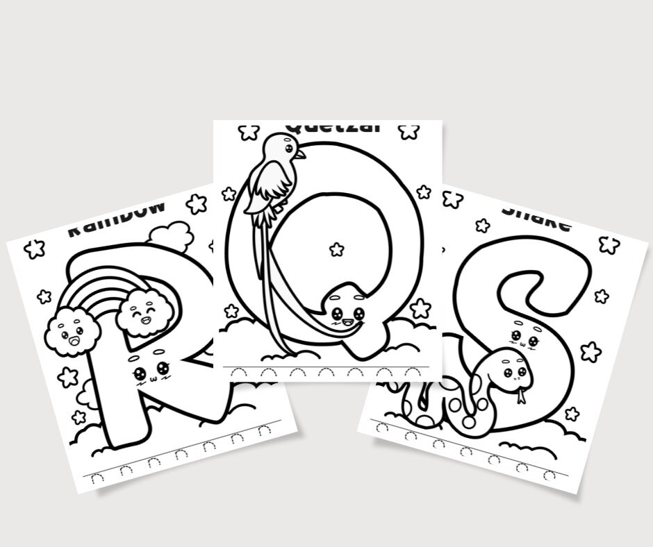 ABC Coloring Pages, Kids Artwork, Preschool Printables, Kids Worksheets ...