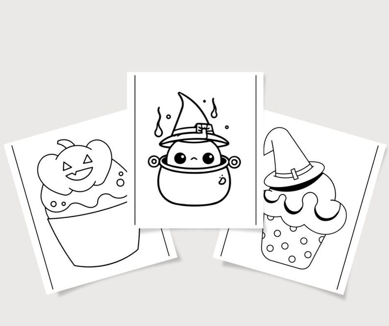 Halloween Coloring Pages, Kids Halloween Art, Spooky Coloring Pages ...