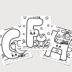 ABC Coloring Pages, Kids Artwork, Preschool Printables, Kids Worksheets ...