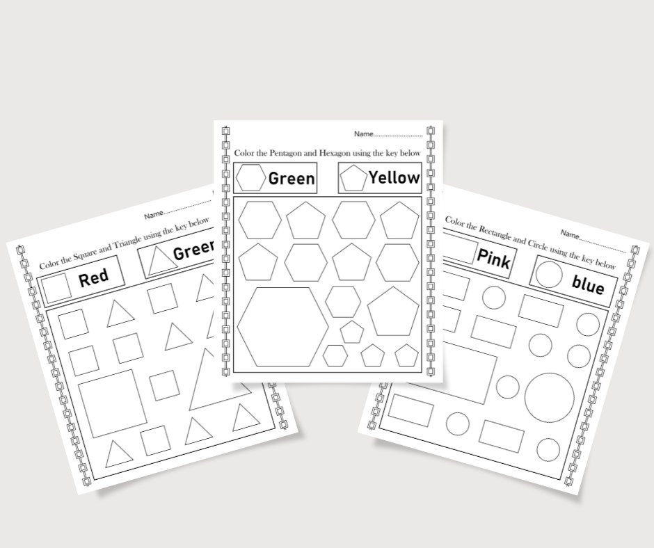 Kindergarten 2D 3D Shapes Activities, Toddler Learning Printables ...