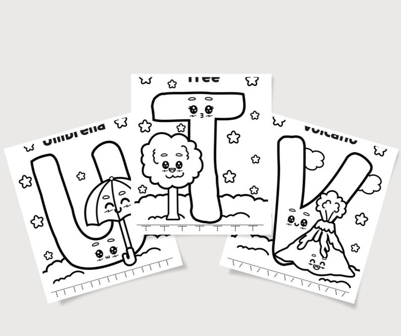 ABC Coloring Pages, Kids Artwork, Preschool Printables, Kids Worksheets ...