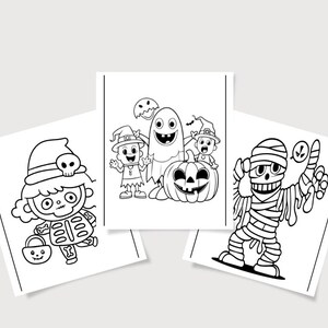 Halloween Coloring Pages, Kids Halloween Art, Spooky Coloring Pages ...