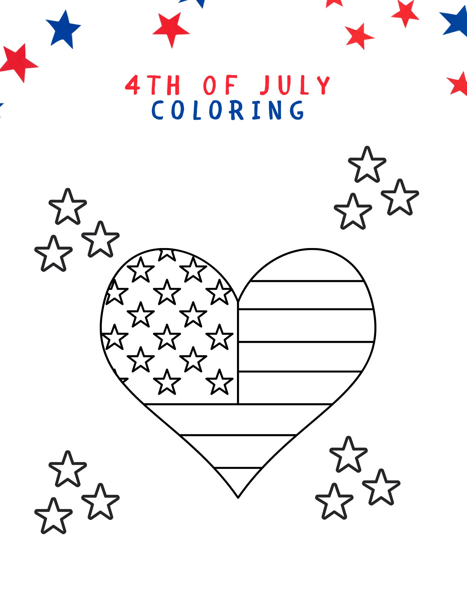 4th of July Worksheets, Independence Day Activities, Patriotic Kid's ...
