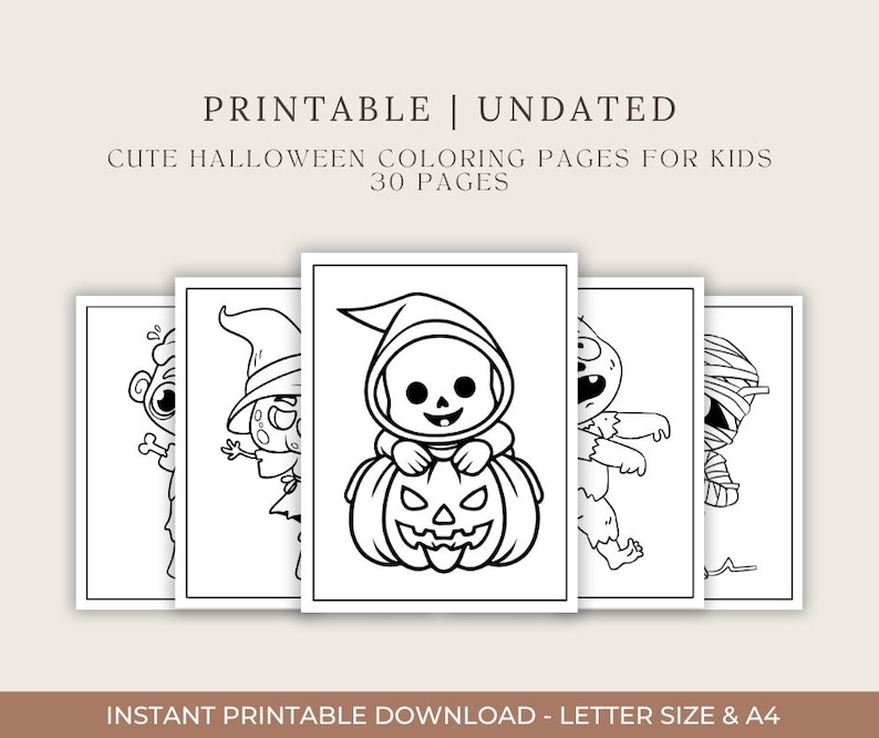 Halloween Coloring Pages, Kids Halloween Art, Spooky Coloring Pages ...
