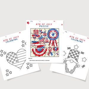 4th of July Worksheets, Independence Day Activities, Patriotic Kid's ...