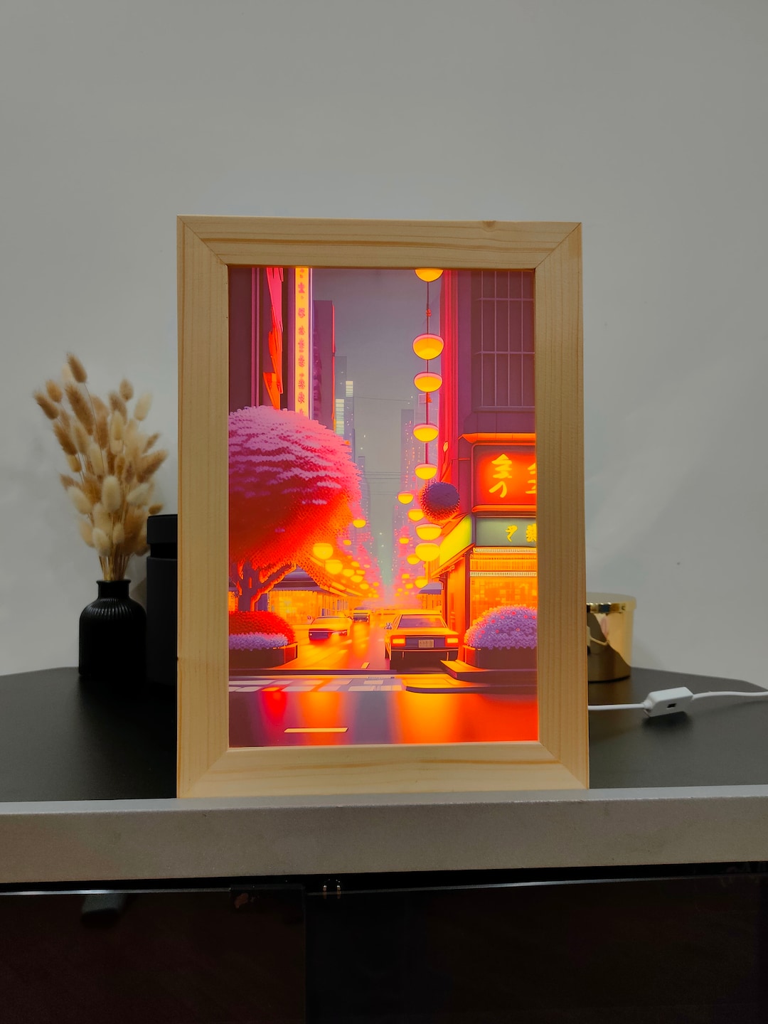 Wooden Frame With Backlight - Etsy