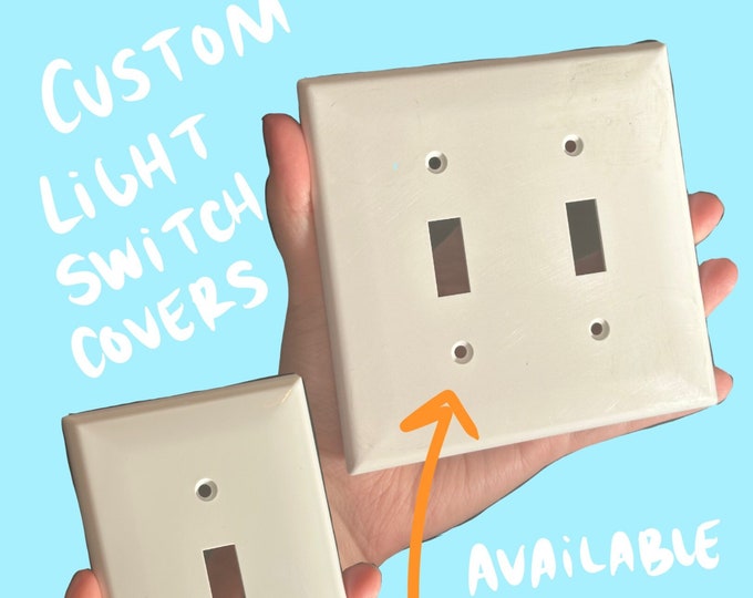 Customizable Light Switch Covers - Etsy