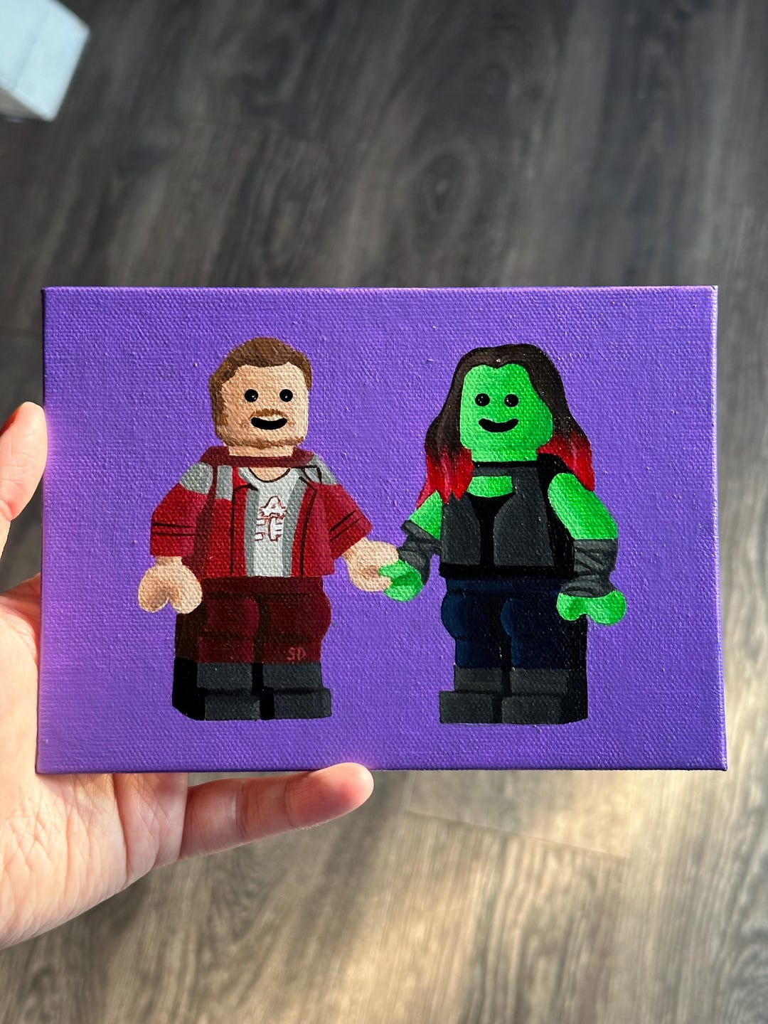 Guardians Minifigure Painting - Etsy